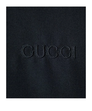 Gucci Embroidered Twill Zip-up Jacket