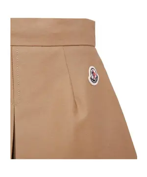 Moncler Pleated Skirt With Graphic Print