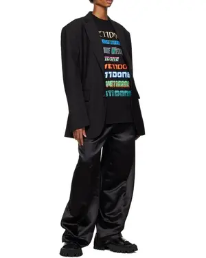 We11Done Logo Print Cotton Sweatshirt