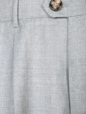 Brunello Cucinelli Pleated Tailored Trousers - Grey