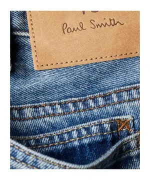 Paul Smith Relaxed Tapered-fit Vintage-wash Jeans - Blue
