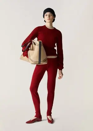 Loro Piana Knitted Drawstring Leggings