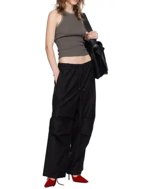Acne Studios Mid-waisted Relaxed Fit Trousers