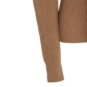 Stella McCartney Ribbed Knitted Long Sleeved Jumper With Knot Detailing
