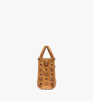Mcm Munchen Small Top Handle Bag