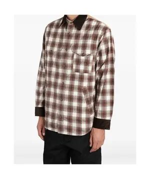 Junya Watanabe Plaid Long-sleeved Shirt