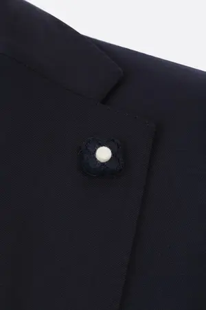 LARDINI Single-breasted Tailored Blazer - Black