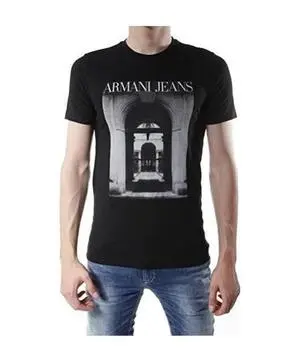 Emporio Armani Printed T-shirt - Black