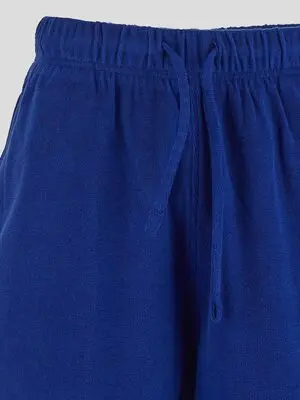 Burberry Elasticated Drawstring Shorts With Equestrian Knight Print - No