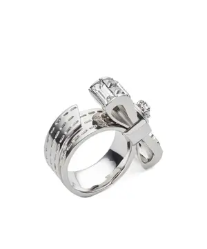Versace Medusa Embellished Ring