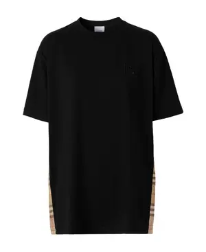 Burberry B" Appliqué Short-sleeve T-shirt - Black