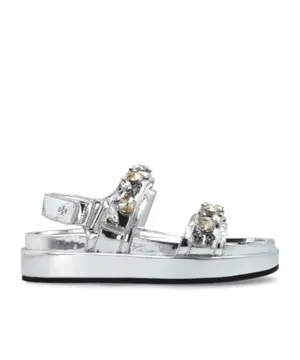 Tory Burch Kira Embellished Platform Sandals