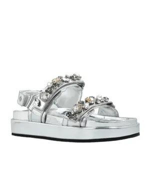 Tory Burch Kira Embellished Platform Sandals
