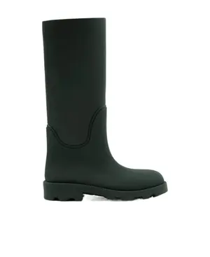 Burberry Pull On Rain Boots - Black