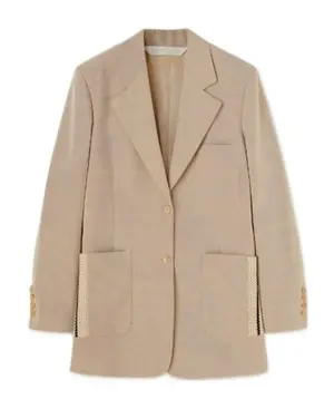 Palm Angels Single Breasted Blazers For Women