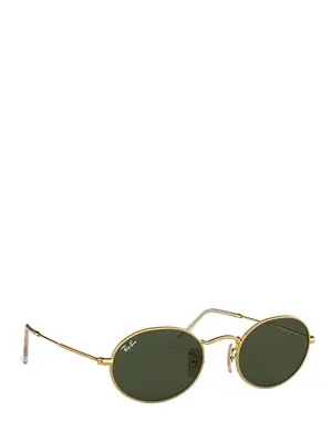 Ray-ban Oval Frame Sunglasses - Green