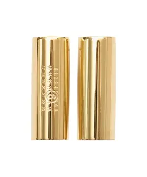 MAISON MARGIELA Tone Numeric Drop Earrings - Gold