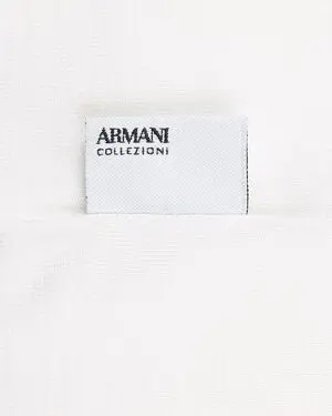 Emporio Armani Open-necked Black Shirt