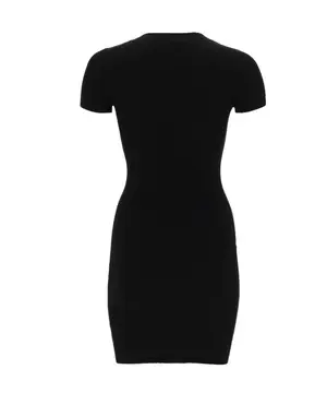 Alexander Wang Ribbed Logo Knit Mini Dress