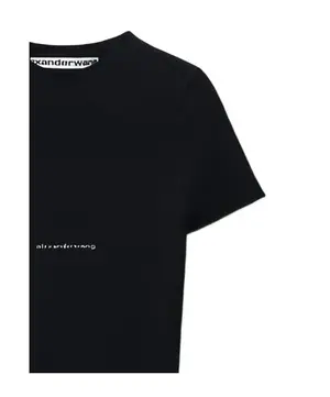 Alexander Wang Ribbed Logo Knit Mini Dress