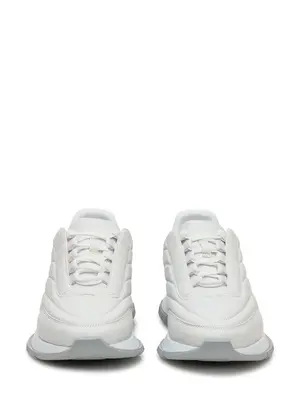 Givenchy Quilted Lace-up Sneakers - White