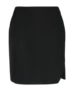 Alexander McQueen High Waist Asymmetrical Skirt With Side Slit