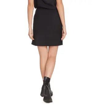Alexander McQueen High Waist Asymmetrical Skirt With Side Slit