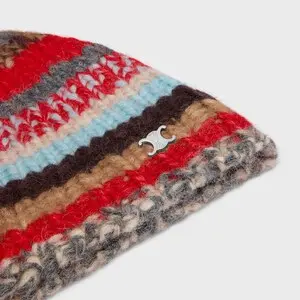 Celine Beanie In Mouline Alpaca And Wool