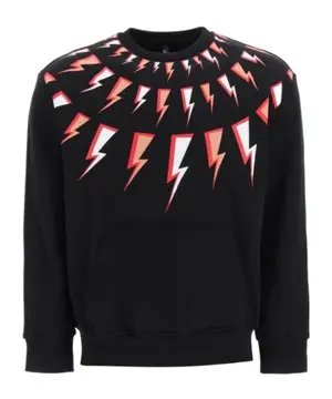 Neil Barrett Round Neck Printed Sweater