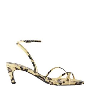 Proenza Schouler Uma Snakeskin High-heeled Sandals