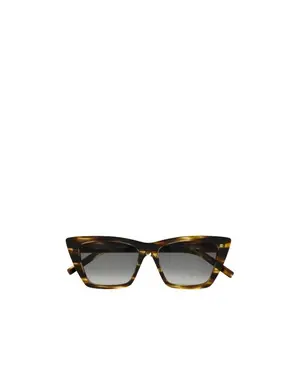 Saint Laurent Sl 276 Mica Rectangular Sunglasses - Black