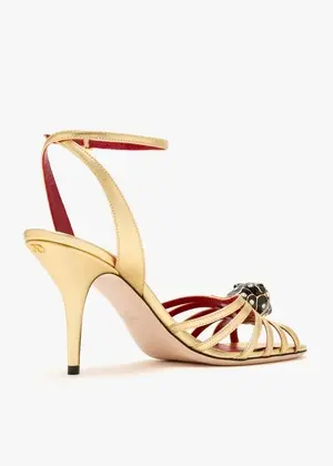Valentino Garavani Panthea Embellished Buckled Sandals