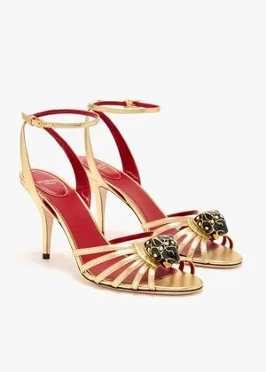 Valentino Garavani Panthea Embellished Buckled Sandals