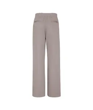 MAISON MARGIELA High Waist Wide Leg Trousers