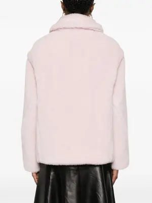Max Mara Fuggito Button-up Coat - Pink
