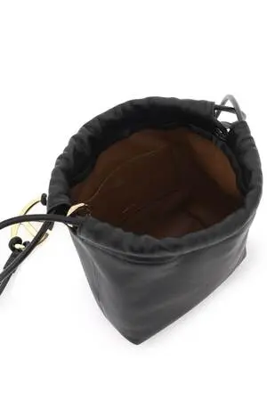Valentino Garavani Vlogo Pouf Drawstring Mini Bucket Bag