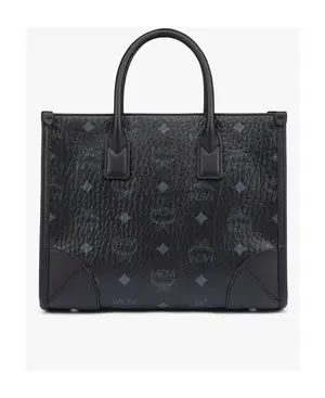 Mcm Visetos Monogram Shoulder Bag