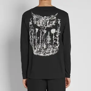 Alexander McQueen T-shirt With Round Neck And Long Sleeves