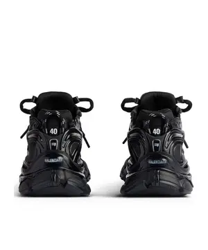 Balenciaga Runner Ripstop Sneakers - Black