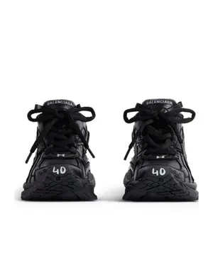 Balenciaga Runner Ripstop Sneakers - Black
