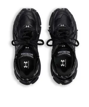 Balenciaga Runner Ripstop Sneakers - Black