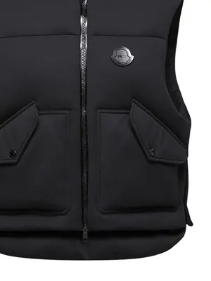 Moncler X Edward Enninful Otis Zip-up Gilet - Black