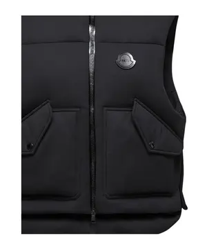 Moncler X Edward Enninful Otis Zip-up Gilet - Black