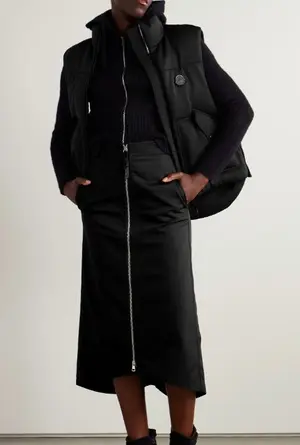 Moncler X Edward Enninful Otis Zip-up Gilet - Black