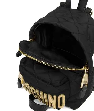Moschino Quilted Mini Backpack