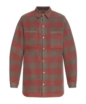 Rick Owens Checked Oversized Shirt - Multicolor