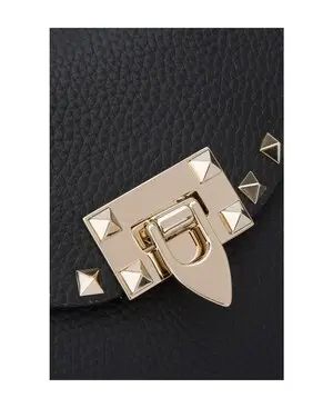 Valentino Garavani Rockstud Shoulder Bag - Black