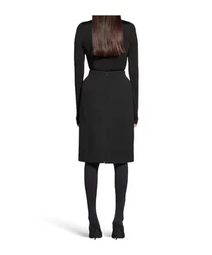 Balenciaga Hourglass Midi Skirt
