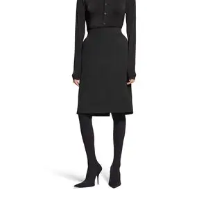 Balenciaga Hourglass Midi Skirt