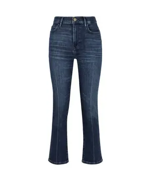 FRAME Le High Straight Flared Jeans - Blue
